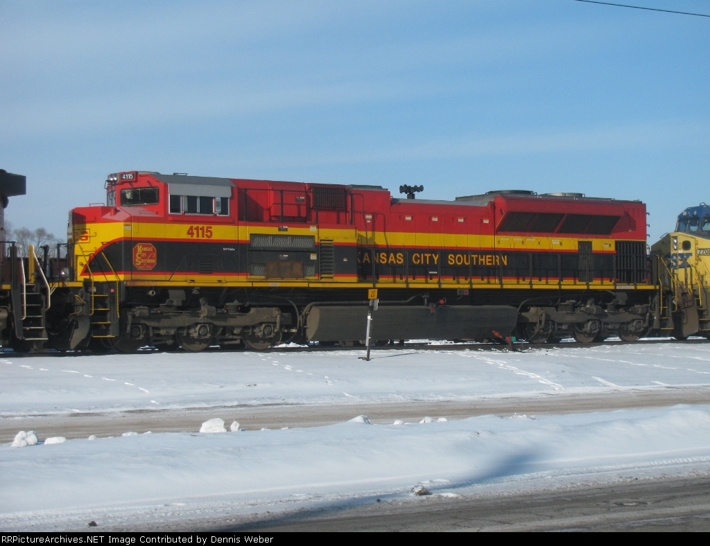 KCS 4115 BNSF's Aurora Sub.